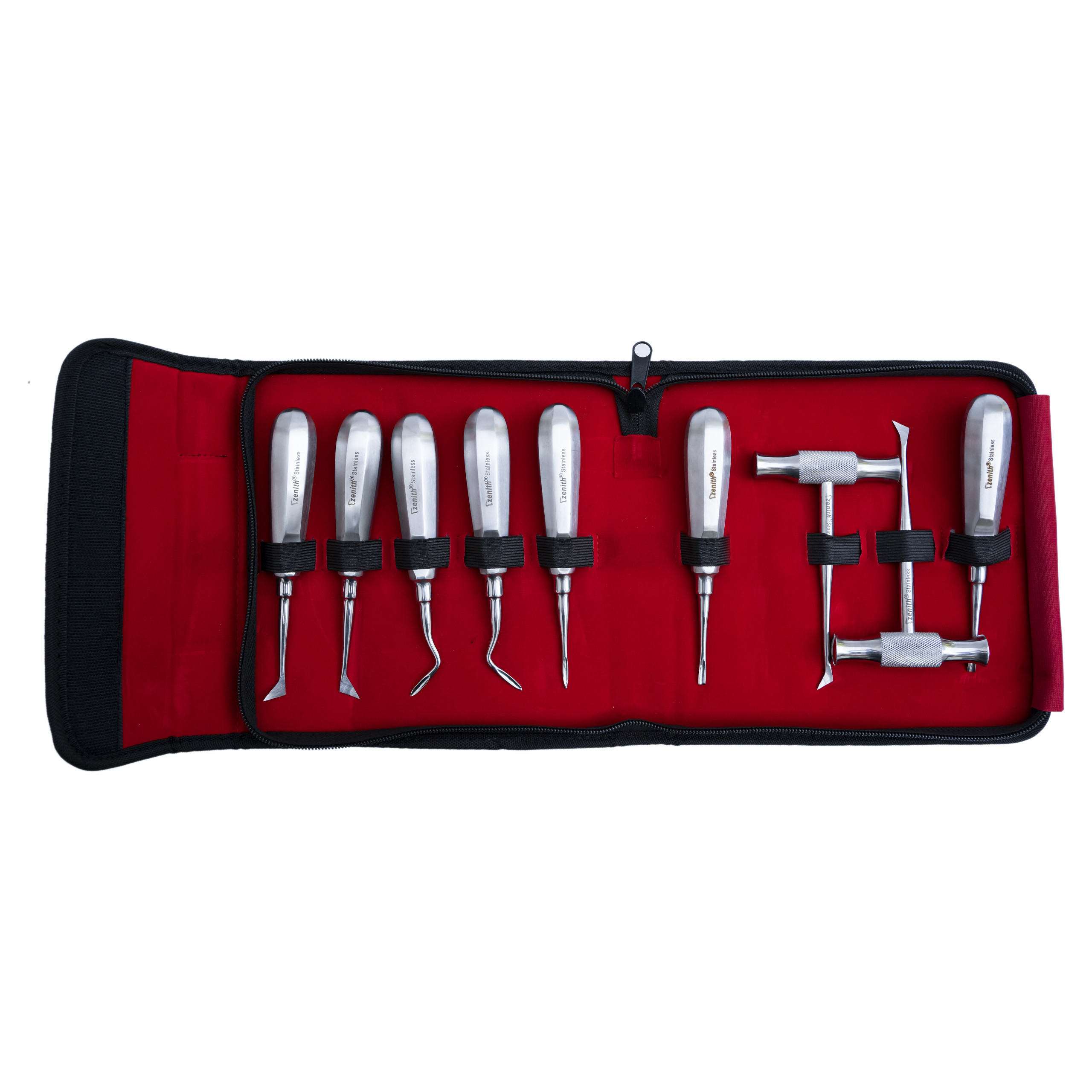 Buy GDC Root Elevator Set Of 9 In Pouch (RESP9) Online at Best Prices | Dentganga.com